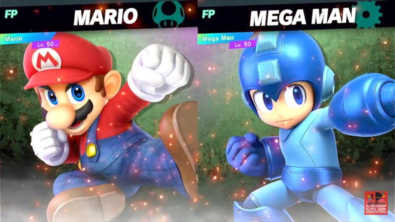 Super Smash Bros Ultimate Amiibo Fights 6pm Poll Mario vs Mega Man ...