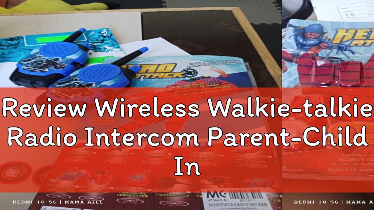 Review Wireless Walkie-talkie Radio Intercom Parent-Child Interaction ...