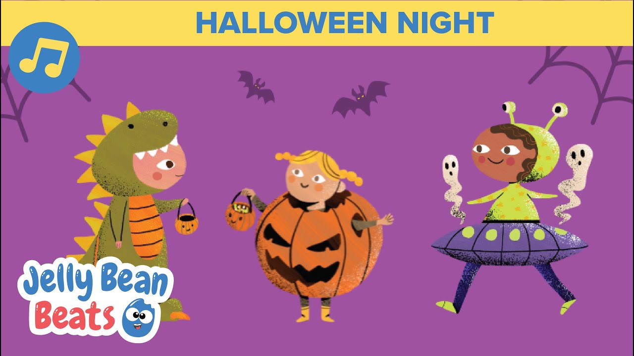 🎃 Halloween Night | NEW! Halloween Song for Kids | Sing Along Nursery ...