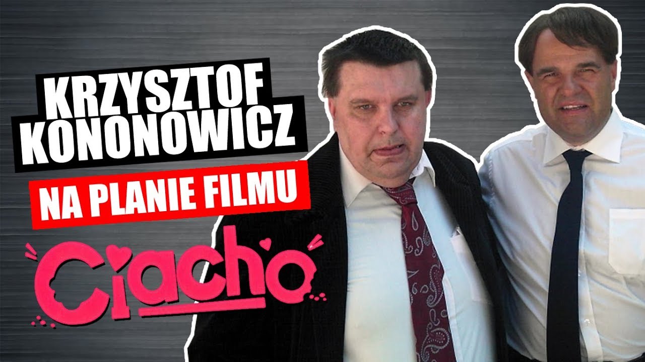 Krzysztof Kononowicz na planie filmu Ciacho! Patryk Vega, Cezary Żak ...