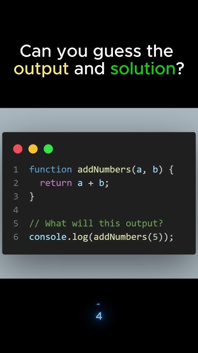 "Can you spot the error in this JavaScript code? 10s to think!" - YouTube
