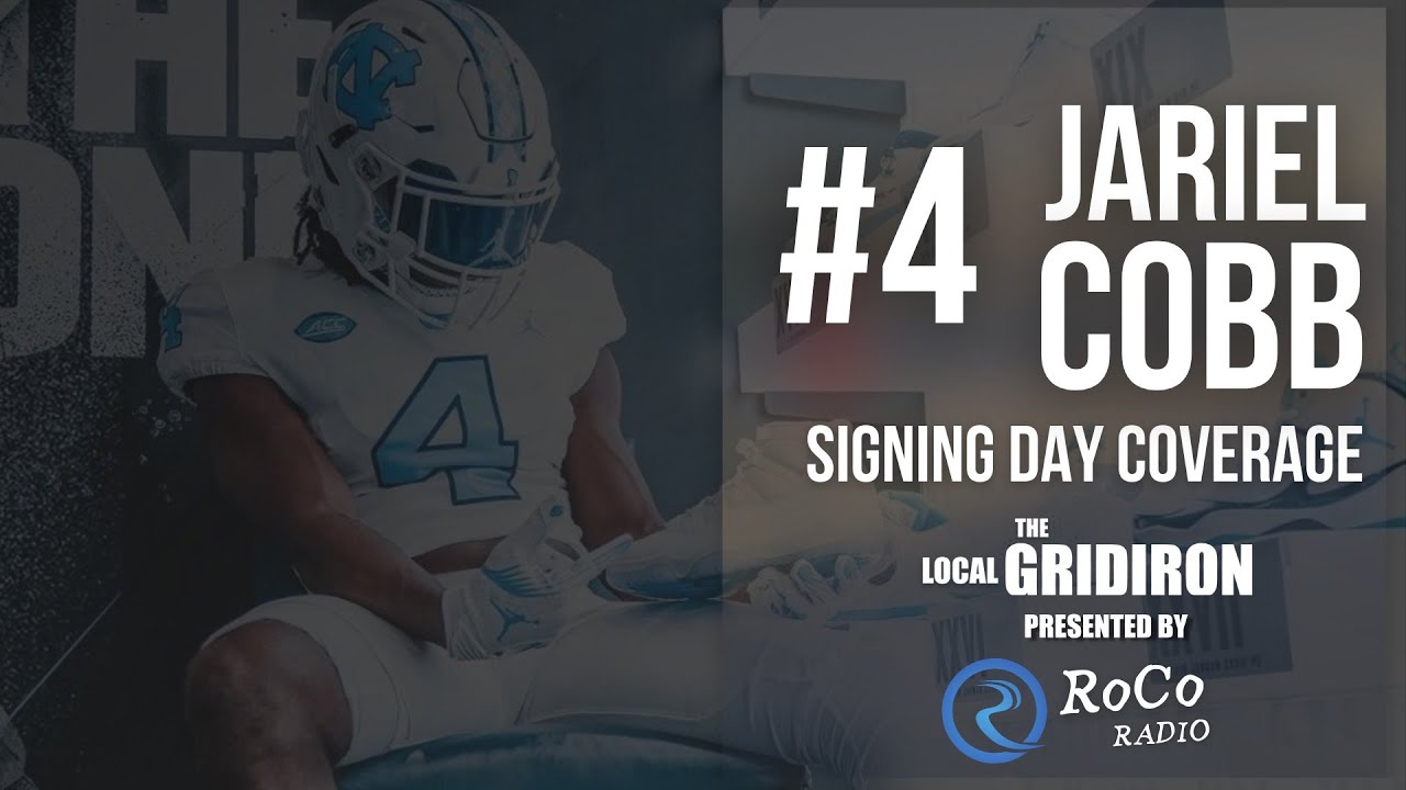 Jariel Cobb signs with UNC - YouTube