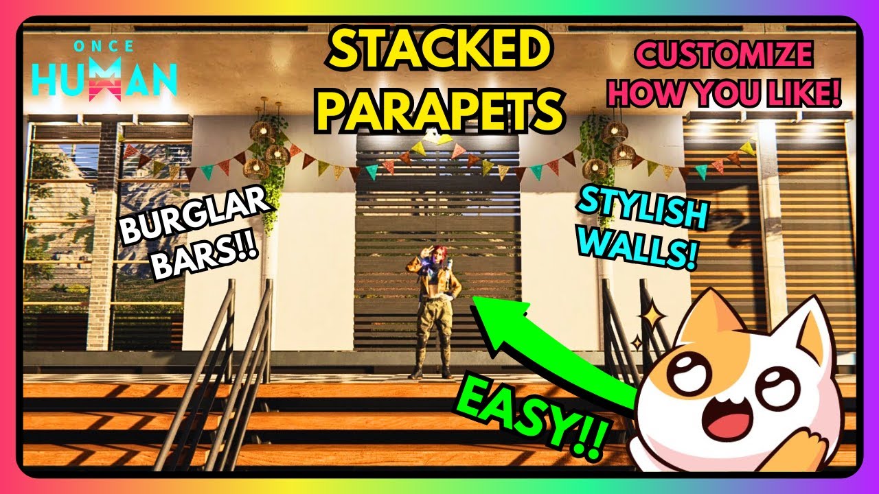 DIY Burglar Bars/Shutters/Walls (STACKED PARAPETS!!) - Once Human ...