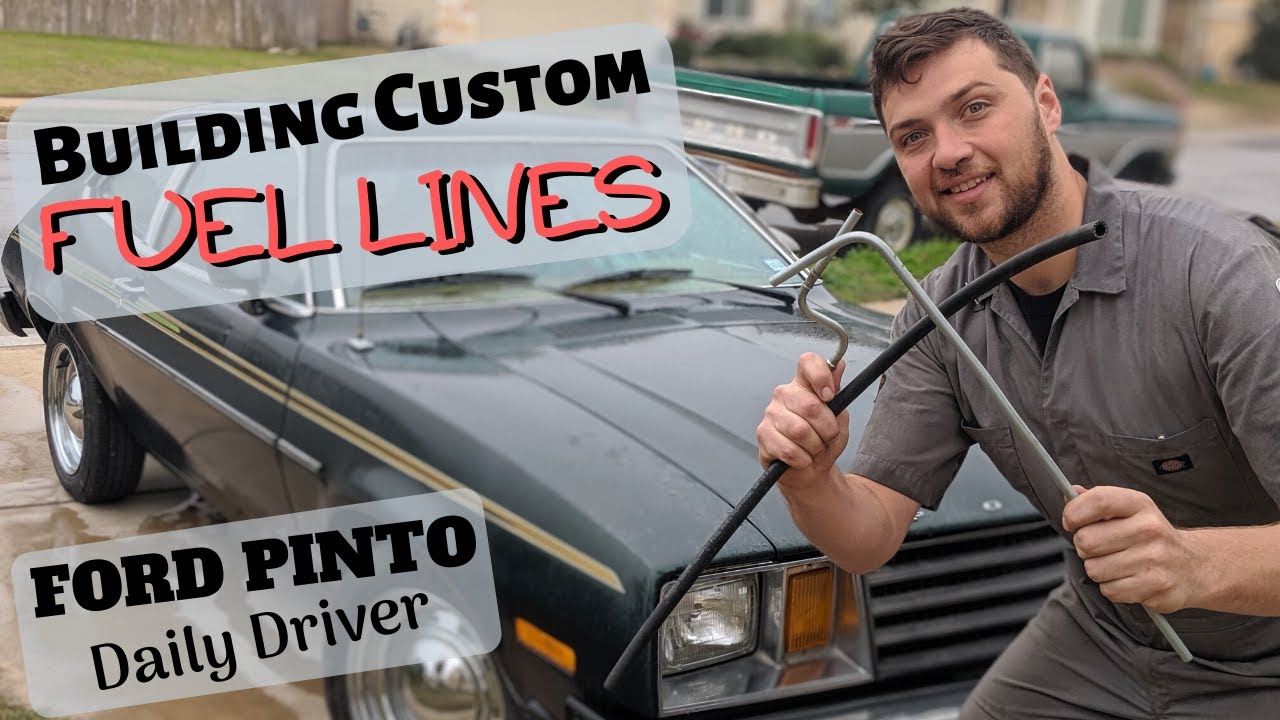Building custom fuel lines for my FUEL INJECTED Ford Pinto - YouTube