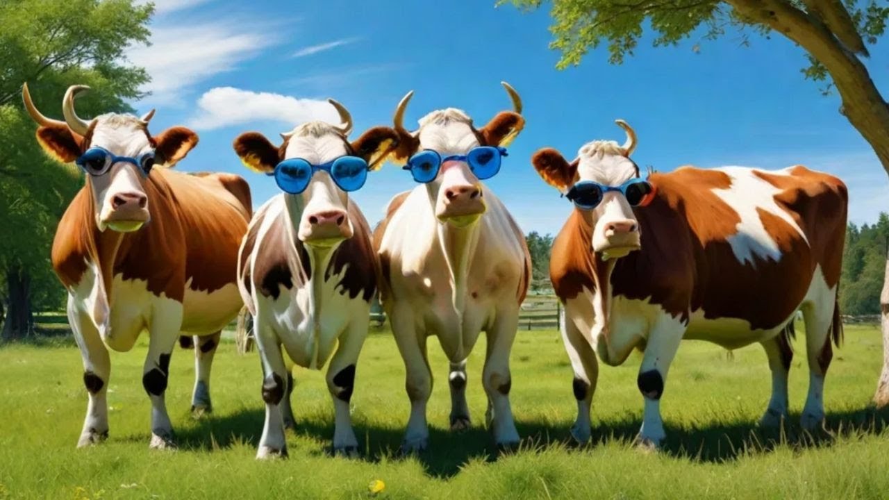 FUNNY COW DANCE 121 │ Big Cow & Cow Videos 🐄 Fun and Smile Everywhere ...