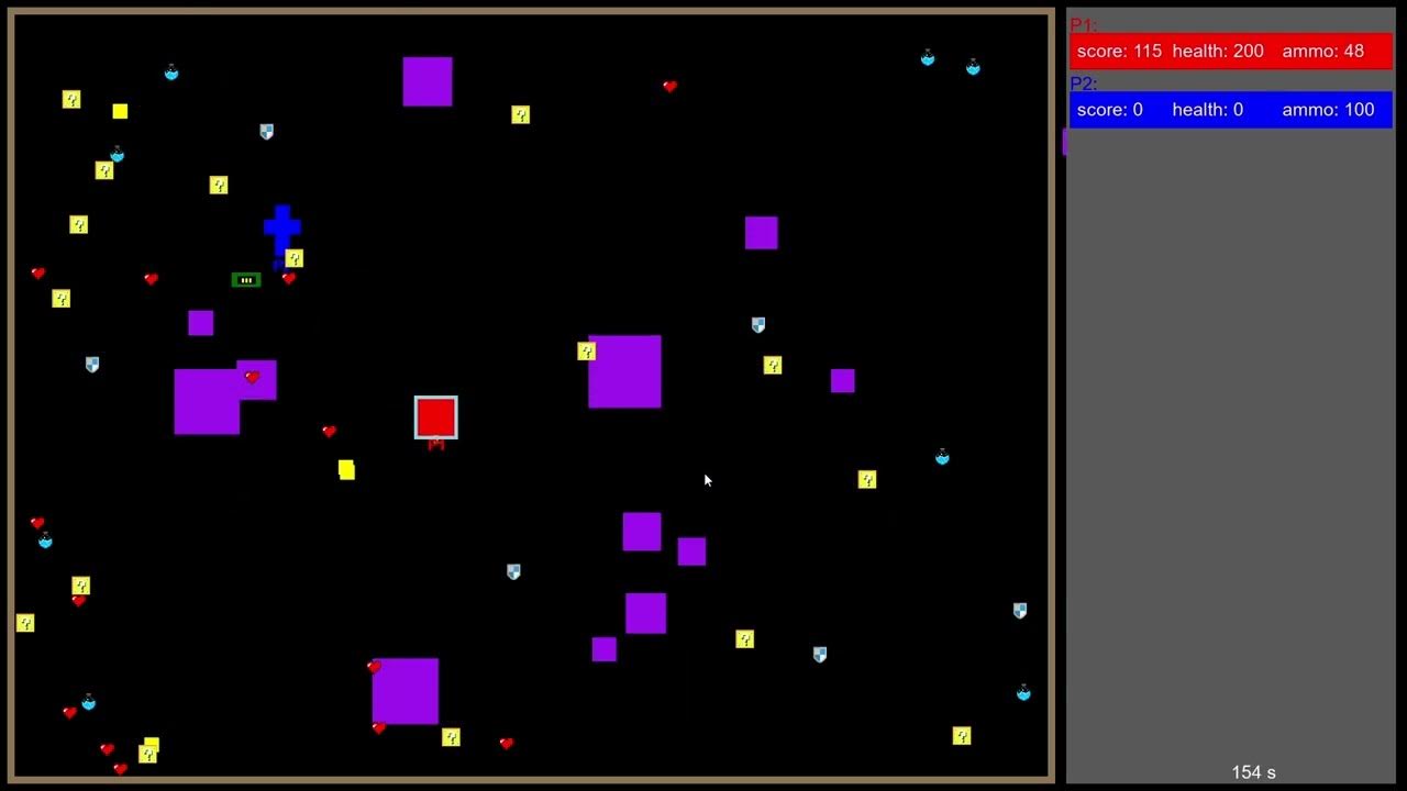 Pygame: First concept of Top down shooter game #17 - YouTube
