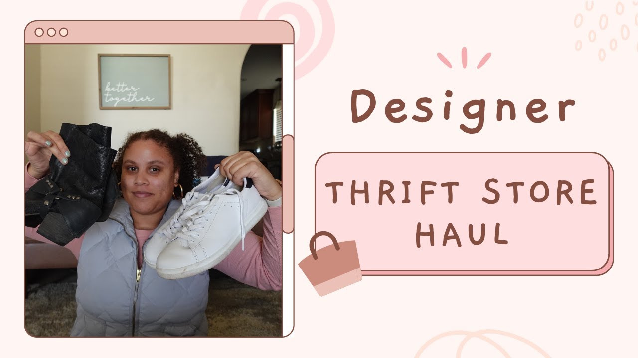 Designer thrifted clothing haul | Reselling items online - YouTube