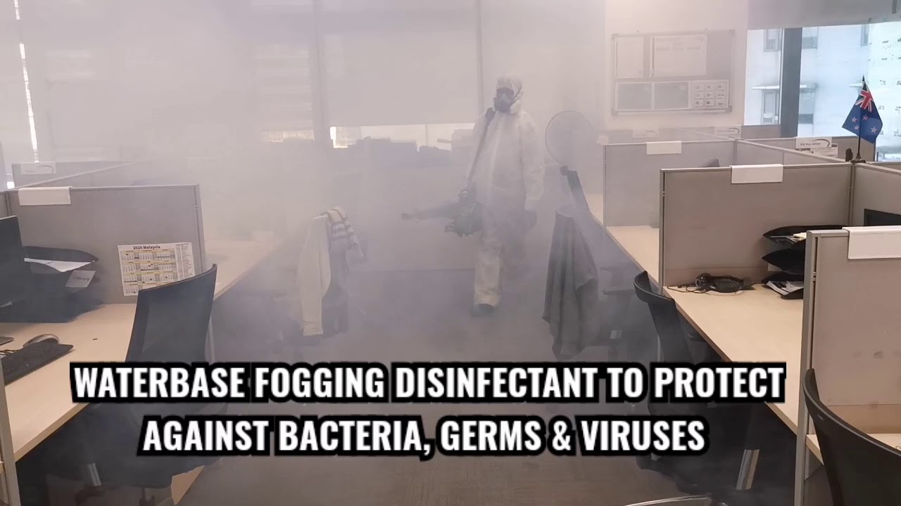 Waterbased Fogging Disinfectant Treatment - YouTube