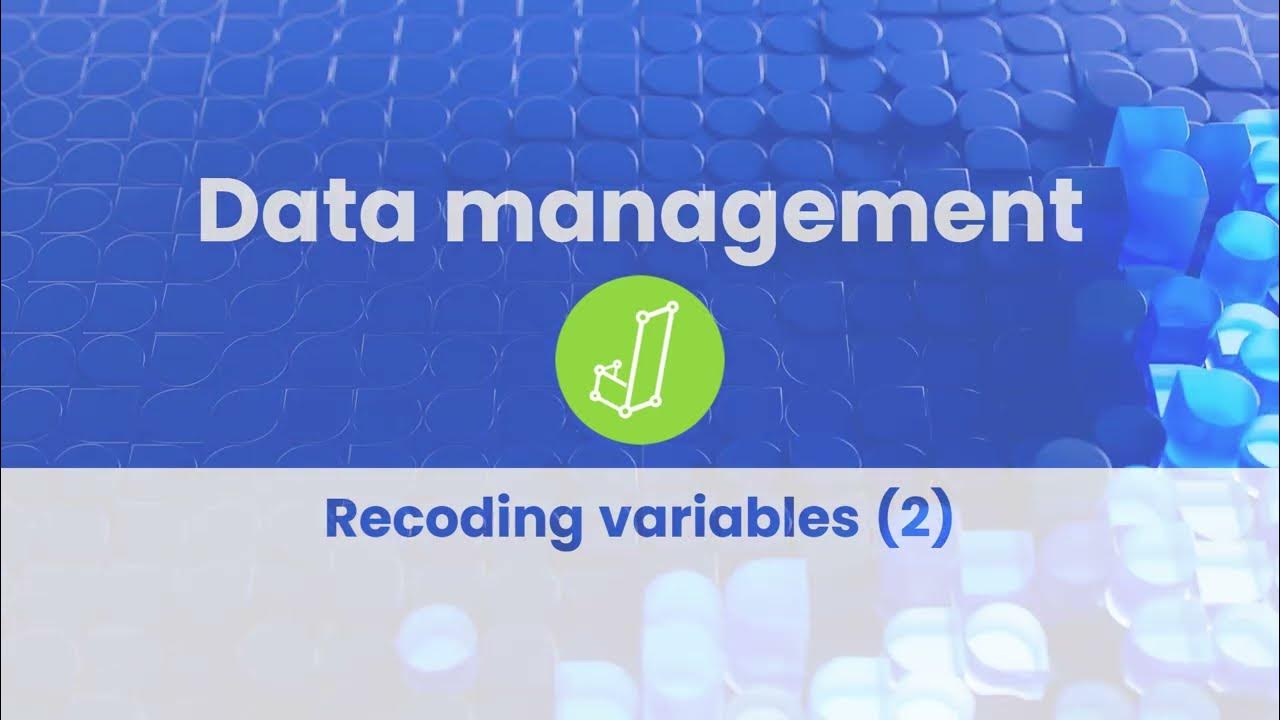 JASP 0.19 - Recoding variables (2) - YouTube