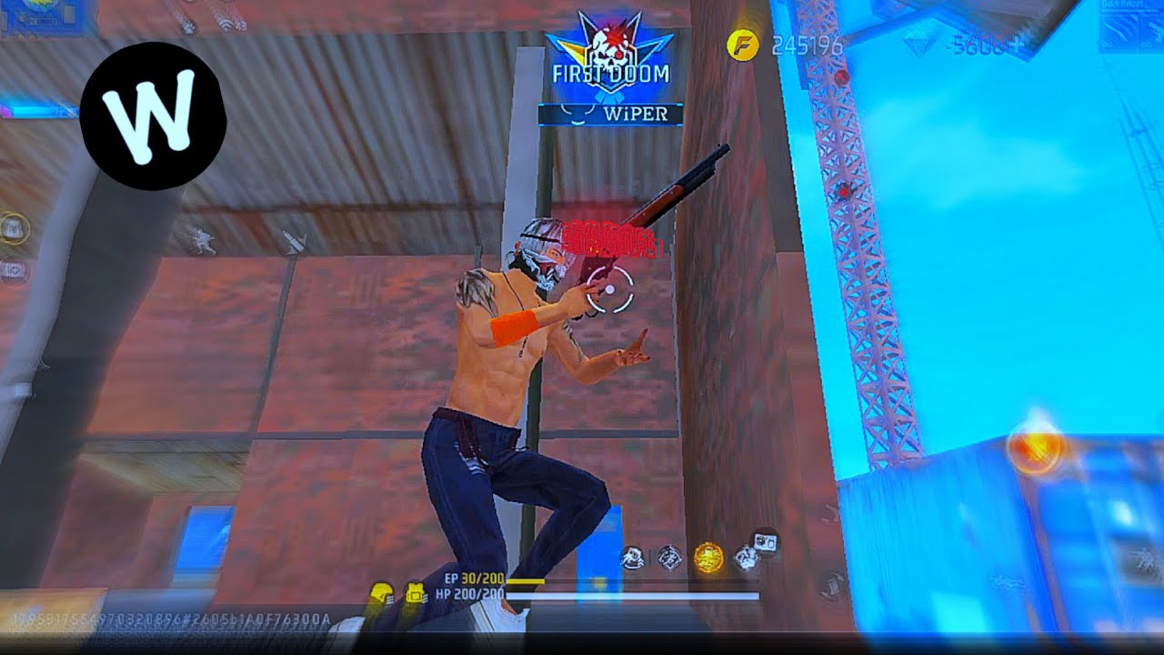 White FF read. button | only Red number 💀💥 - YouTube