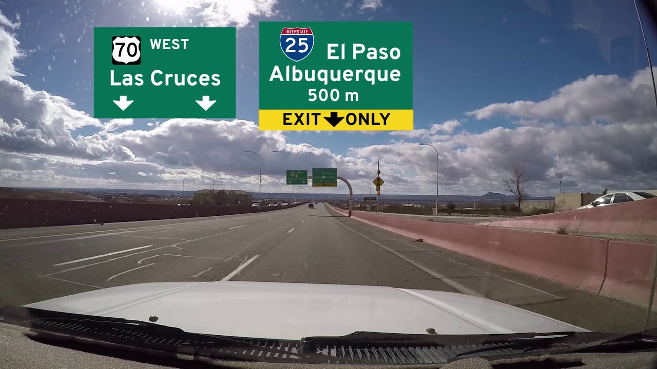 US-70 Westbound Las Cruces, NM - YouTube