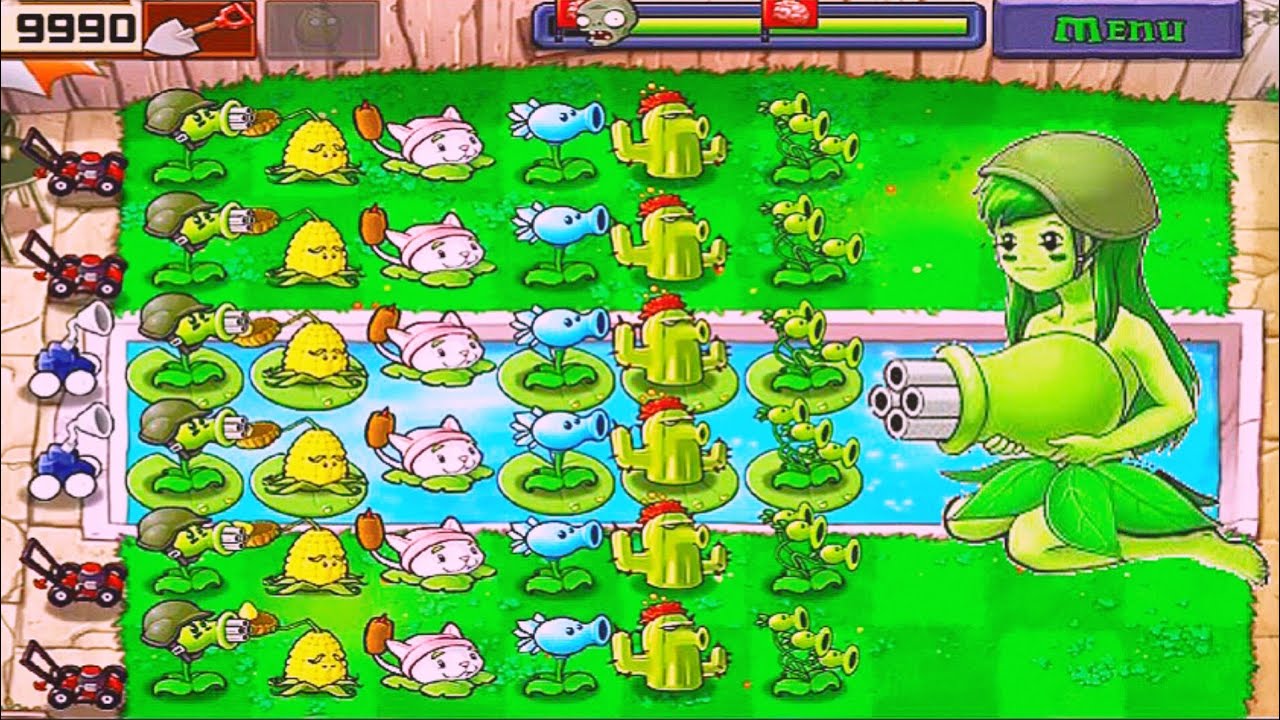 PVZ Gameplay | Adventure Pool | Level! 1/2 Completed Full HD Gameplay ...