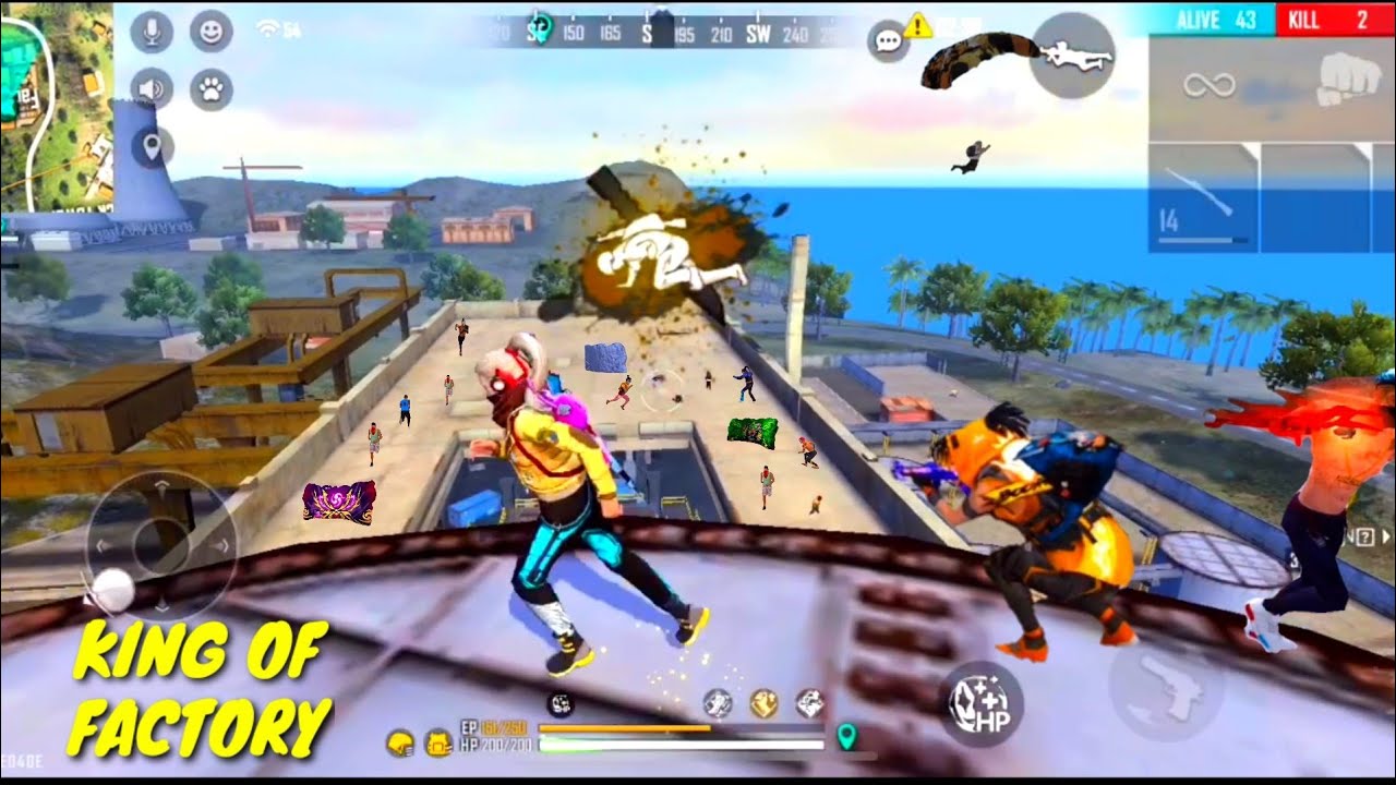 FACTORY KING VS PRO PLAYERS 2 VS 2 - FF FIST FIGHT ON FACTORY KING OF ...