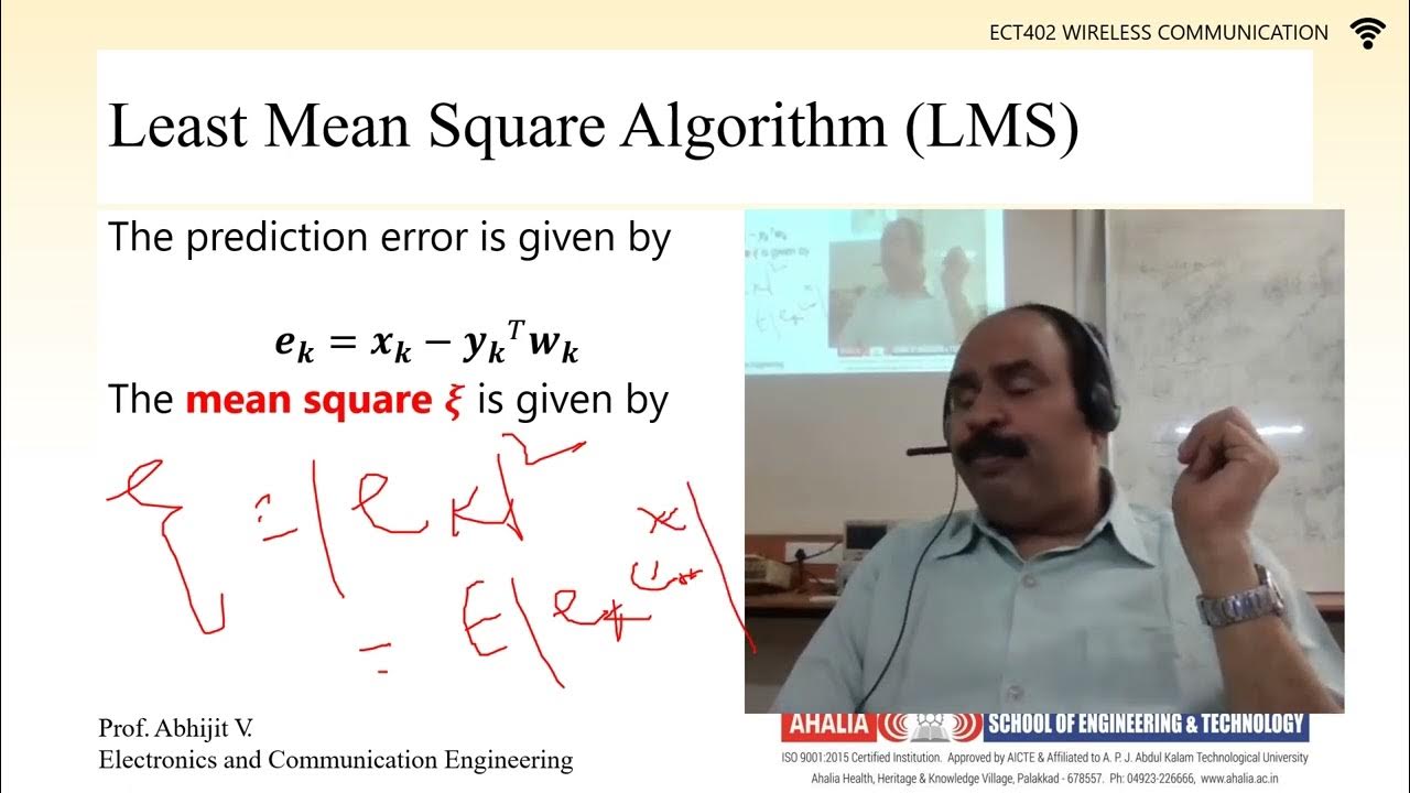 Least Mean Square (LMS) Algorithm and Adaptive Equalizers: Equalization in #wireless # ...