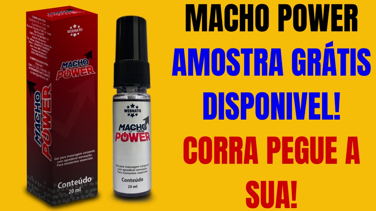 MACHO POWER AMOSTRA GRÁTIS, MACHO POWER FUNCIONA MESMO? MACHO POWER ...