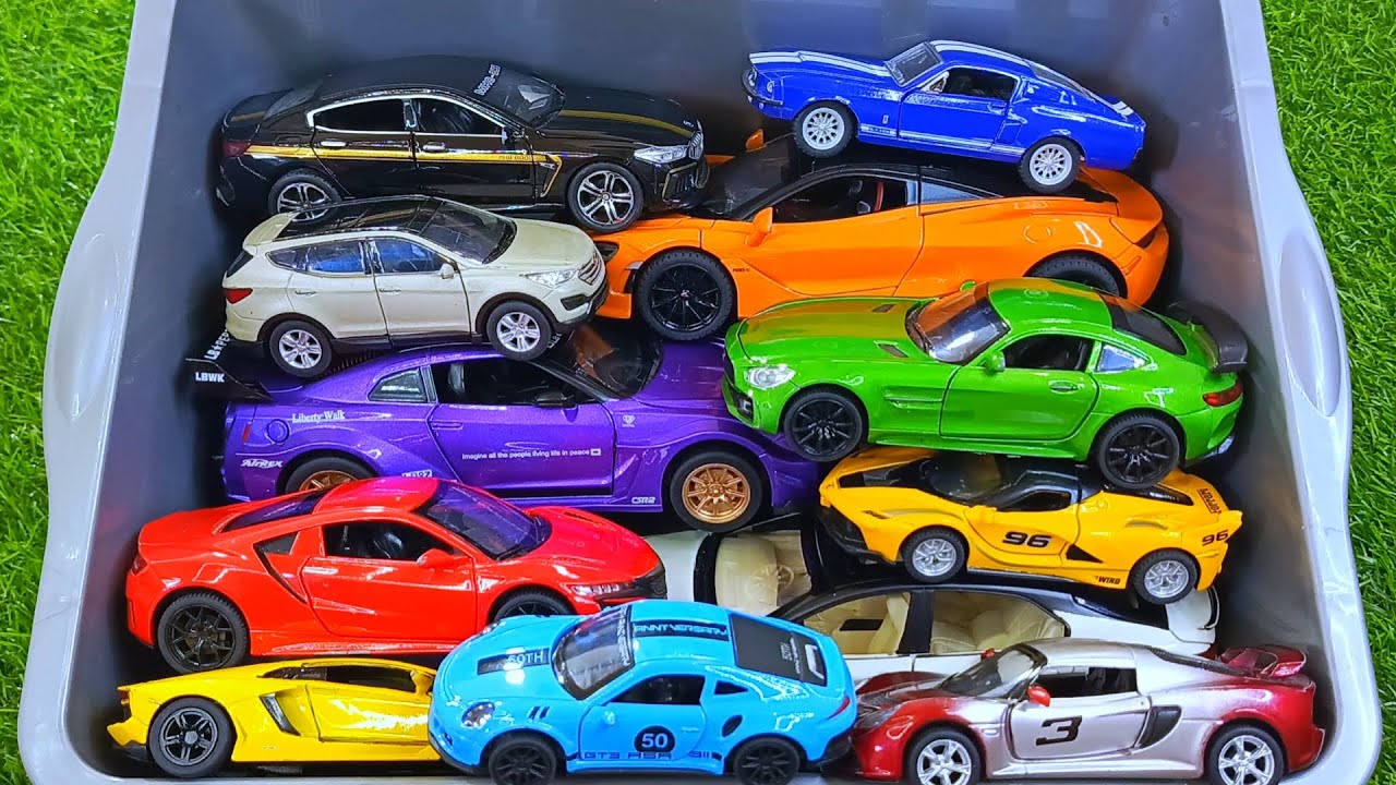 Box Full of Model Cars - Mazda, Miniature toy car model, Lamborghini ...
