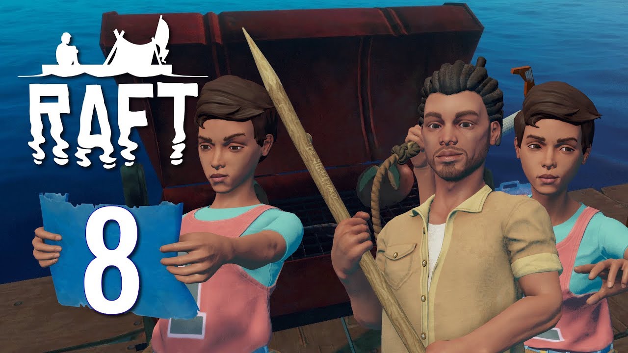 Ep 8 - Barbecue (Raft co-op gameplay) - YouTube