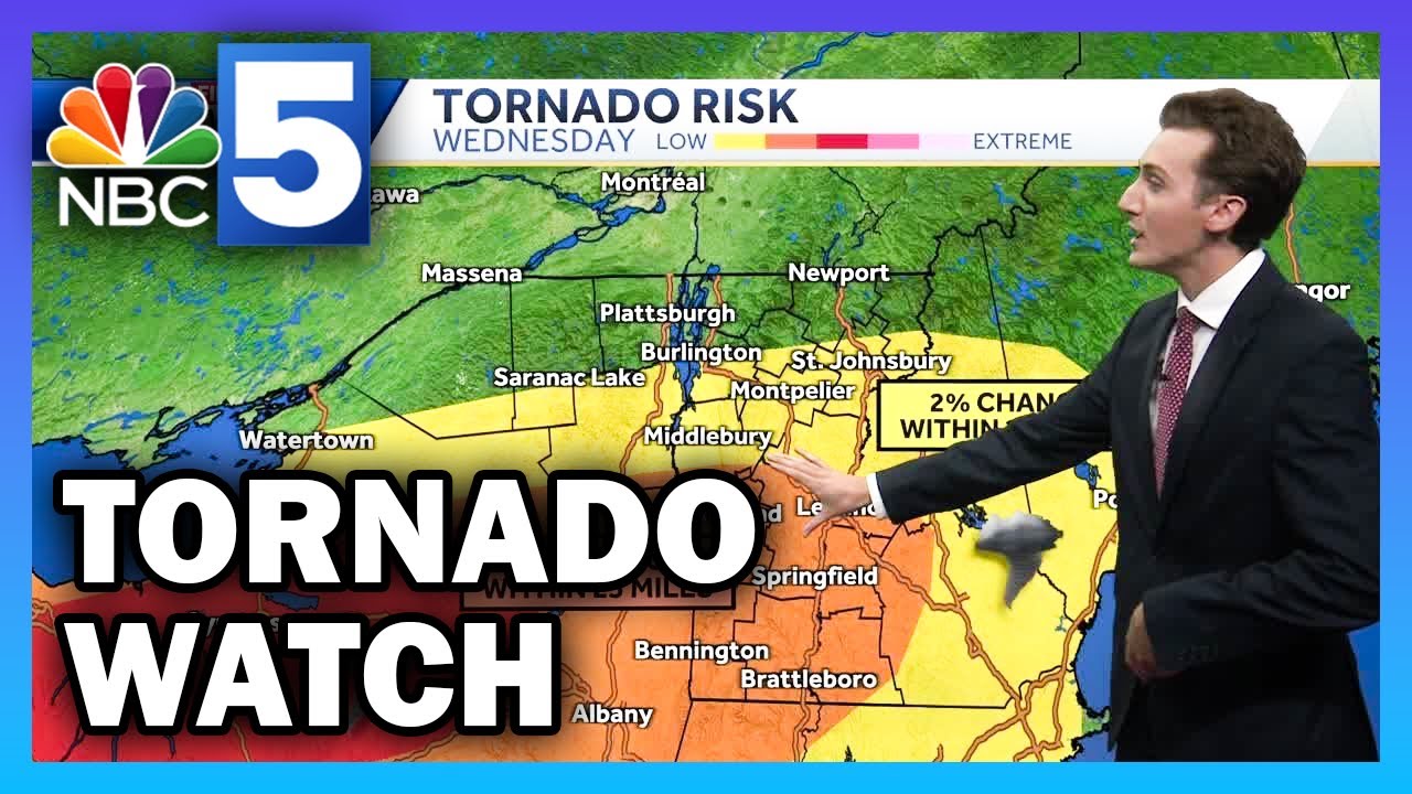 Tornado watch issued for most of our region - YouTube