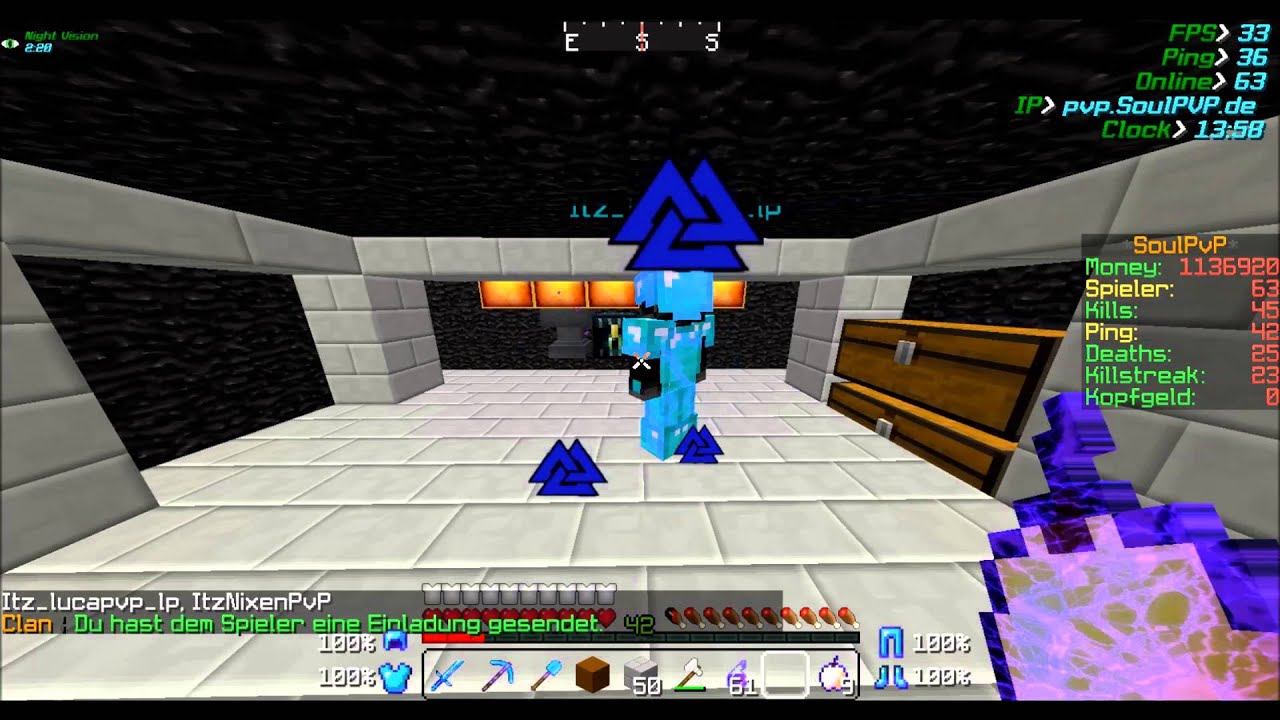 Minecraft Soul Base build! & Show! - YouTube