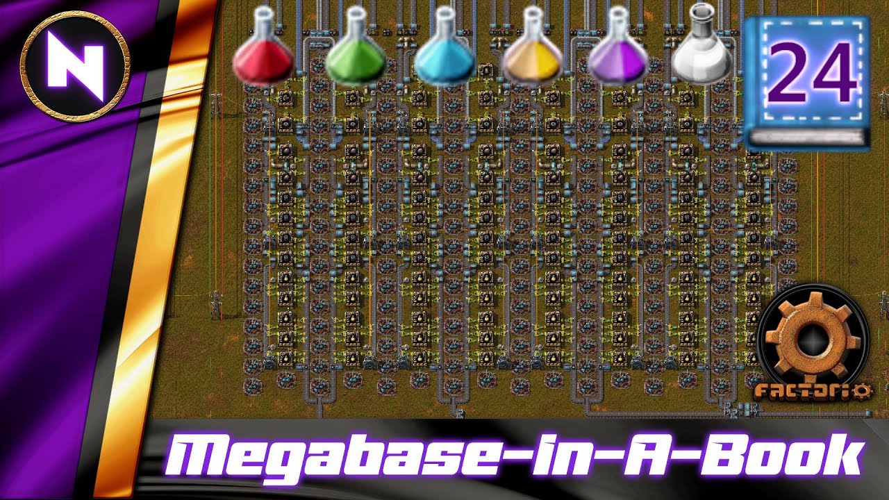 2700 / min UTILITY SCIENCE Station Design | #24 | Factorio Megabase-In ...