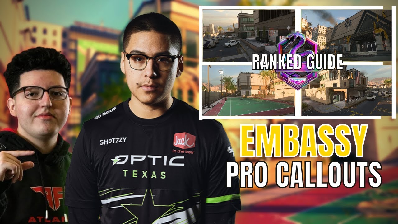 EMBASSY PRO TIPS, CALLOUTS & ROTATIONS - MW2 RANKED PLAY GUIDE - YouTube