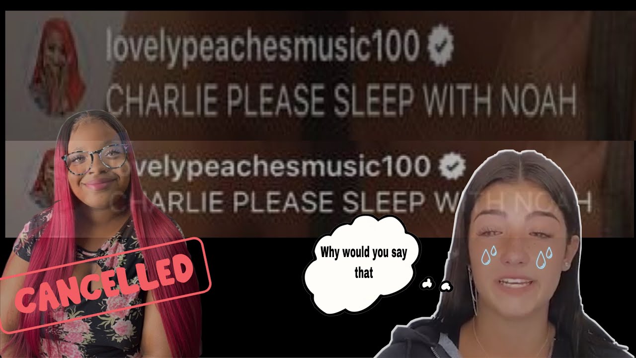 CHARLI REACTS TO PEACHES TROLLS *UNBLURRED* - YouTube