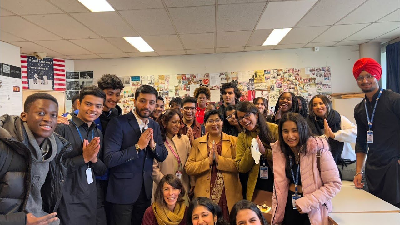 R.A.N Public School International cultural Exchange tour#paris #school ...