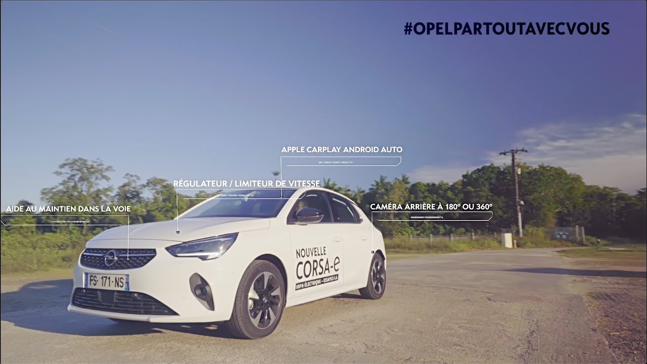 OPEL Guyane - Essai CORSA E - YouTube