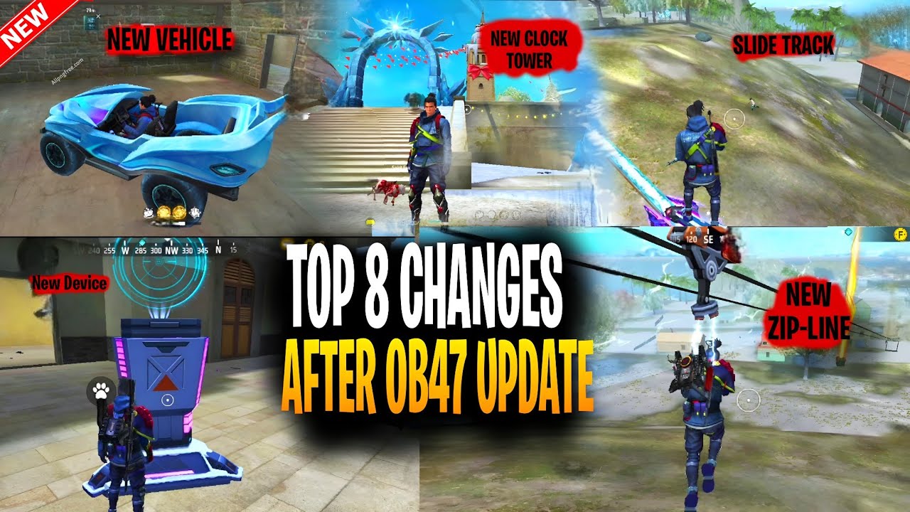 Top 8 changes after ob47 update - FF advance server - new sliding track ...