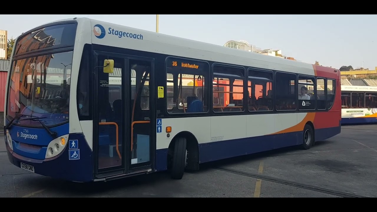 Here is the stagecoach bus 27565 on the number 35 in Guildford ...