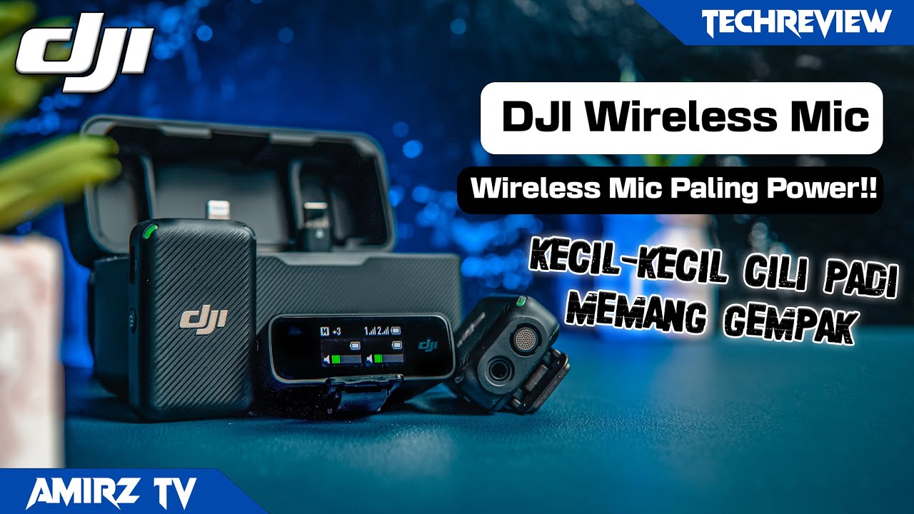 DJI WIRELESS MIC Lagi Padu Dari RODE WIRELESS GO II ?? 😱 (Review) - YouTube