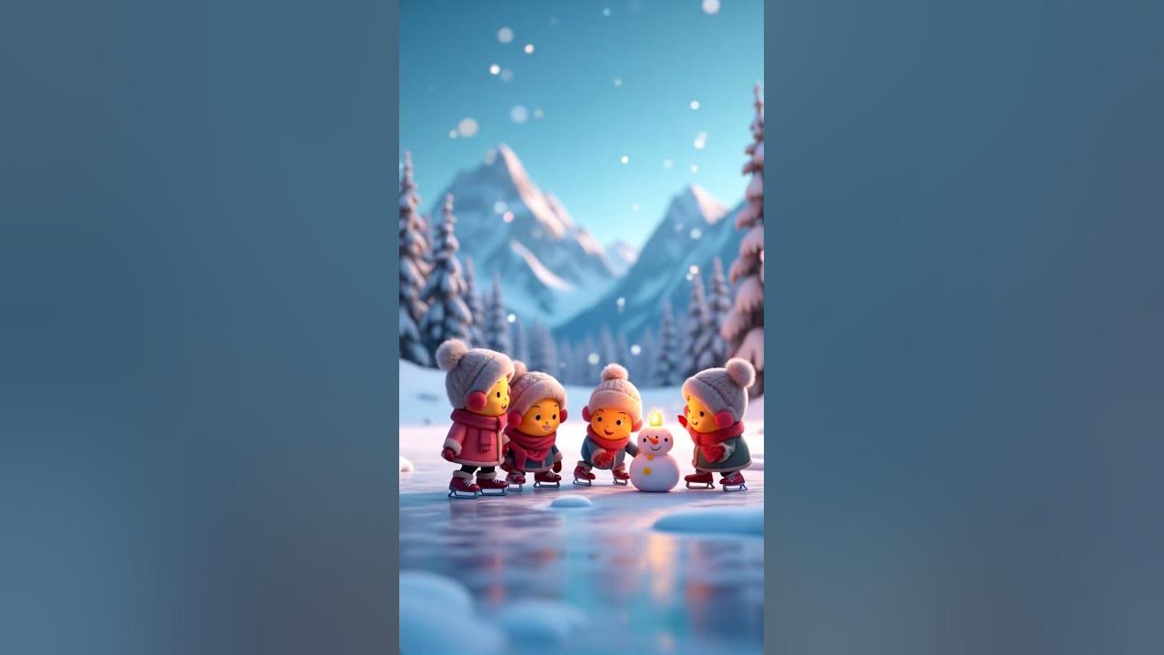 We Built a Winter Wonderland Using Only 3D Emojis - YouTube