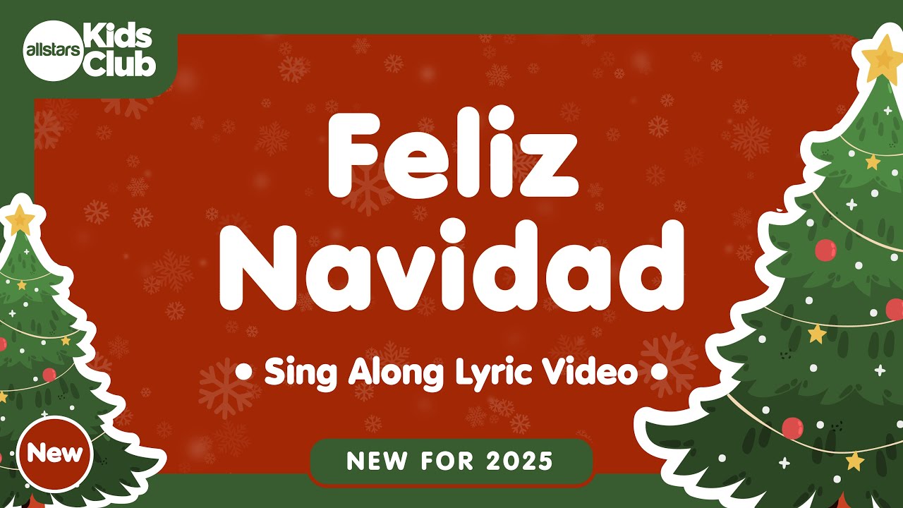 Feliz Navidad | Super Fun Christmas Sing Along Lyric Video - YouTube