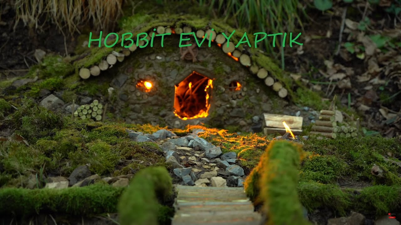 ÇERDEN ÇÖPTEN HOBBİT EVİ YAPIYORUZ - YouTube