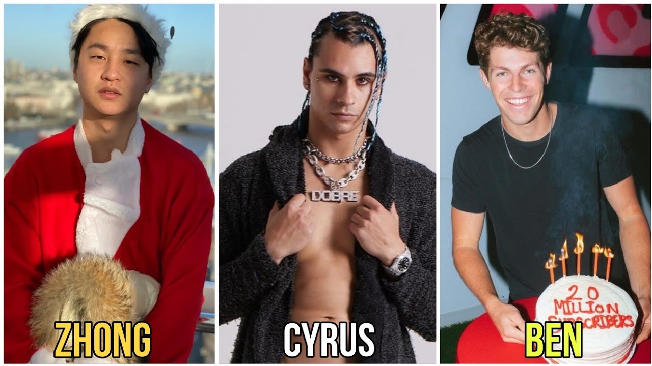 Cyrus Dobre vs Ben Azelart vs Zhong |Lifestyle Comparison 2024 |RW ...