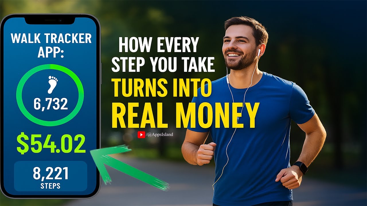 Walk Tracker App: How Every Step You Take Turns Into Real Money! | Walk ...