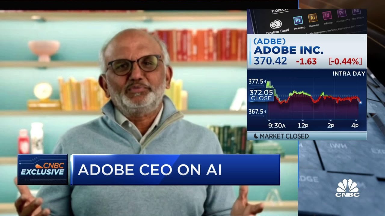 Adobe CEO Shantanu Narayen says Firefly A.I. is a 'creative co-pilot ...