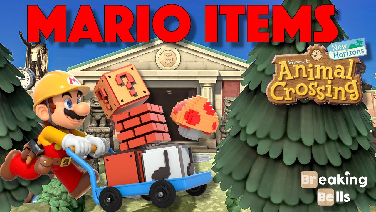 Which MARIO Items are coming to ANIMAL CROSSING | Breaking Bells Ft ...