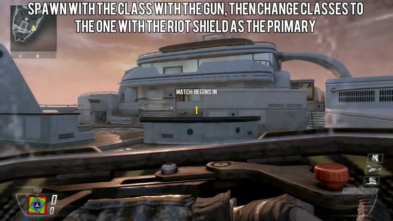 Black Ops 2 Glitches: Two Assault Shields Online - YouTube