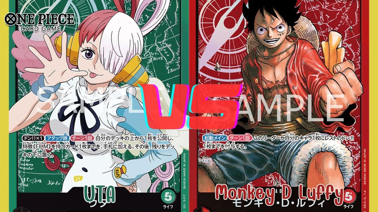 One Piece TCG : อูตะ(เขียว) ปะทะ ลูฟี่(แดง) ศึกแห่ง Film Red จะเป็น ...