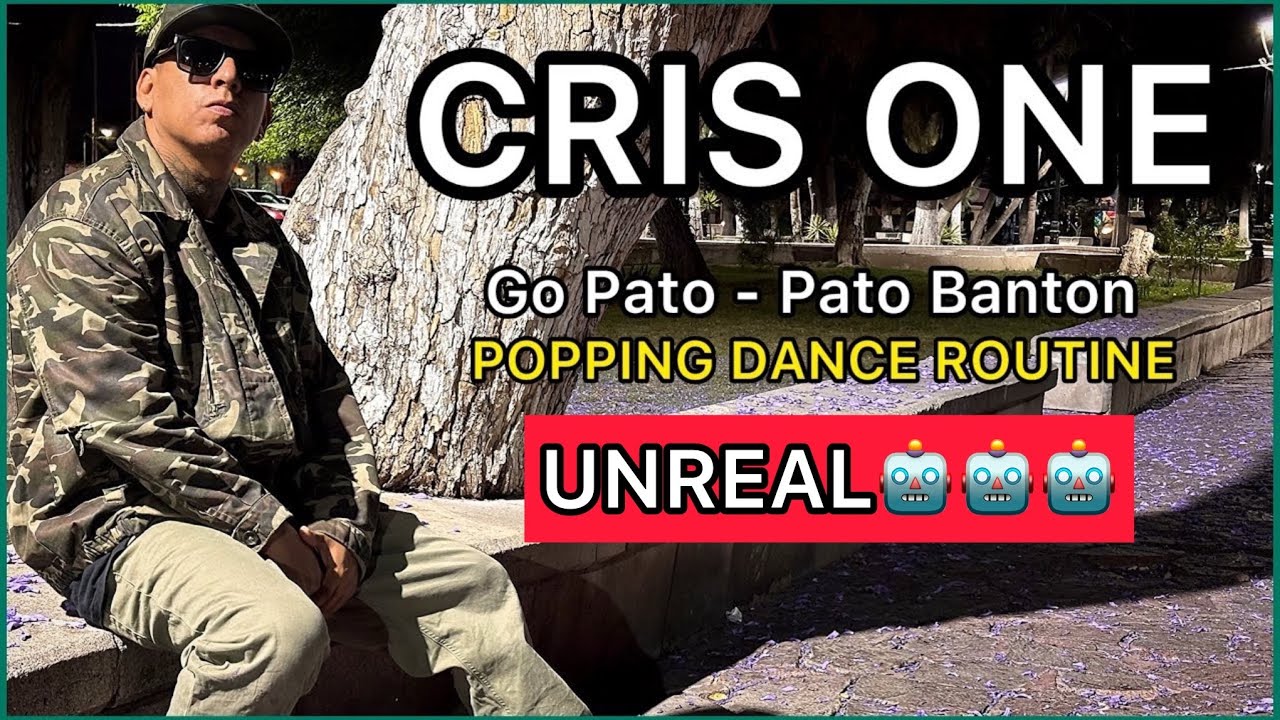 CRIS ONE | GO PATO - PATO BANTON | POPPING DANCE ROUTINE 🤖 - YouTube