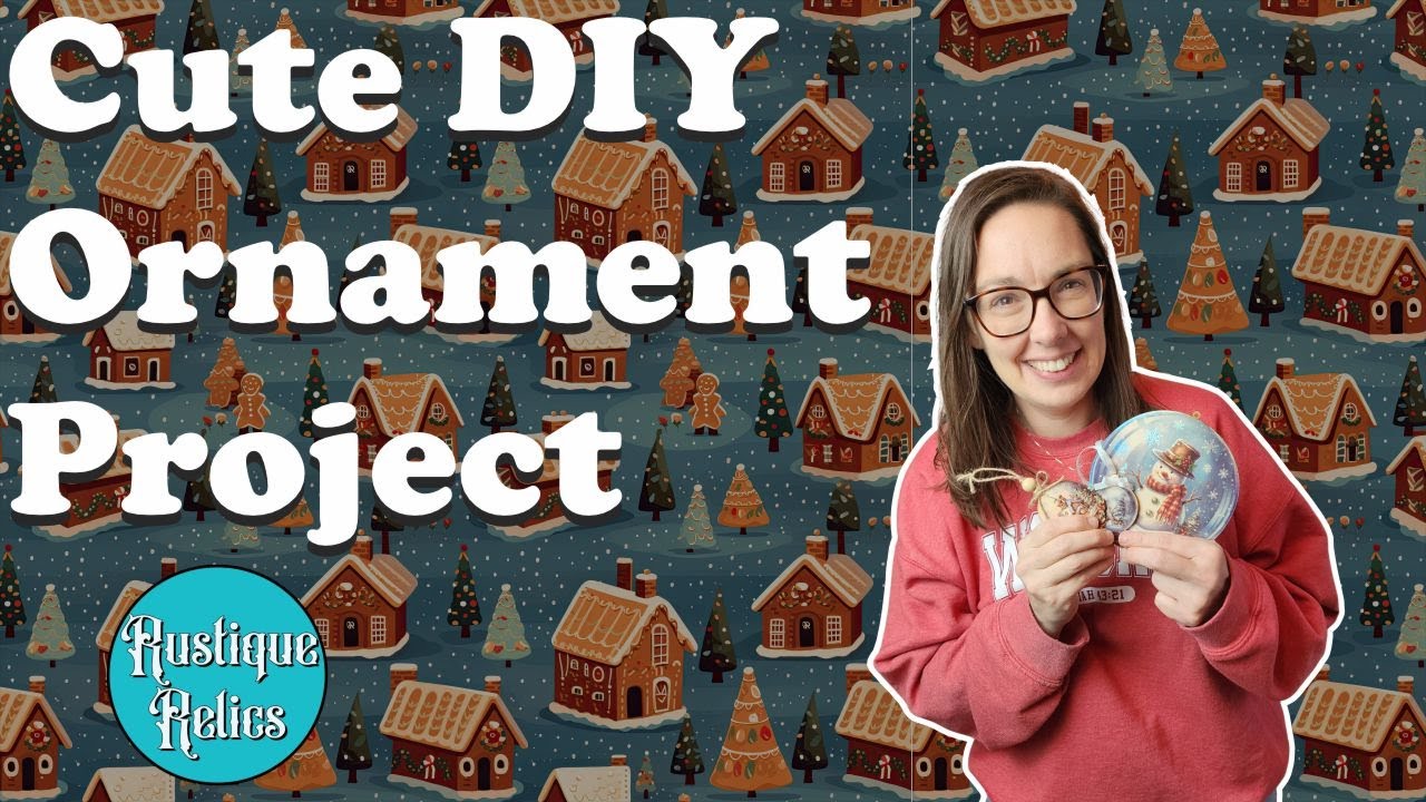 Cute Christmas Ornament Craft Project using a Dixie Belle Kit!! - YouTube
