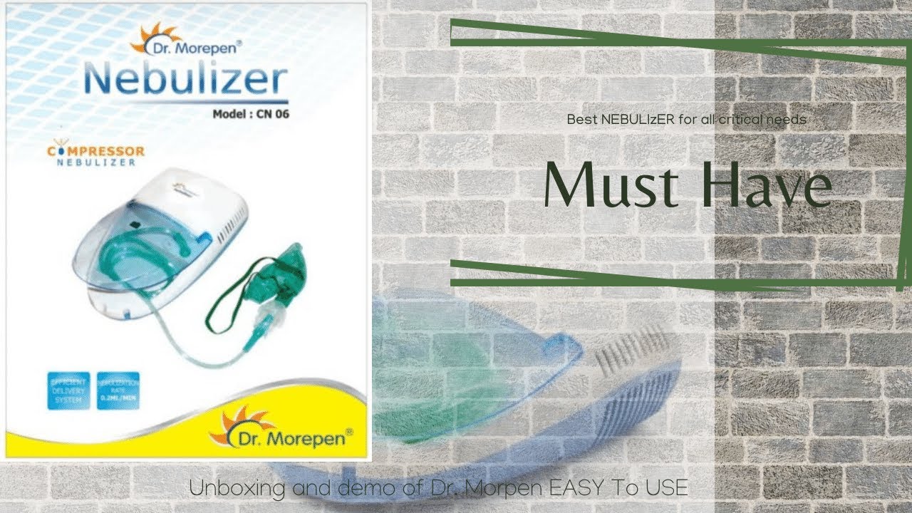 How to setup Nebulizer -Dr.Morepen CN06 unboxing-Nebulizer Setup - YouTube