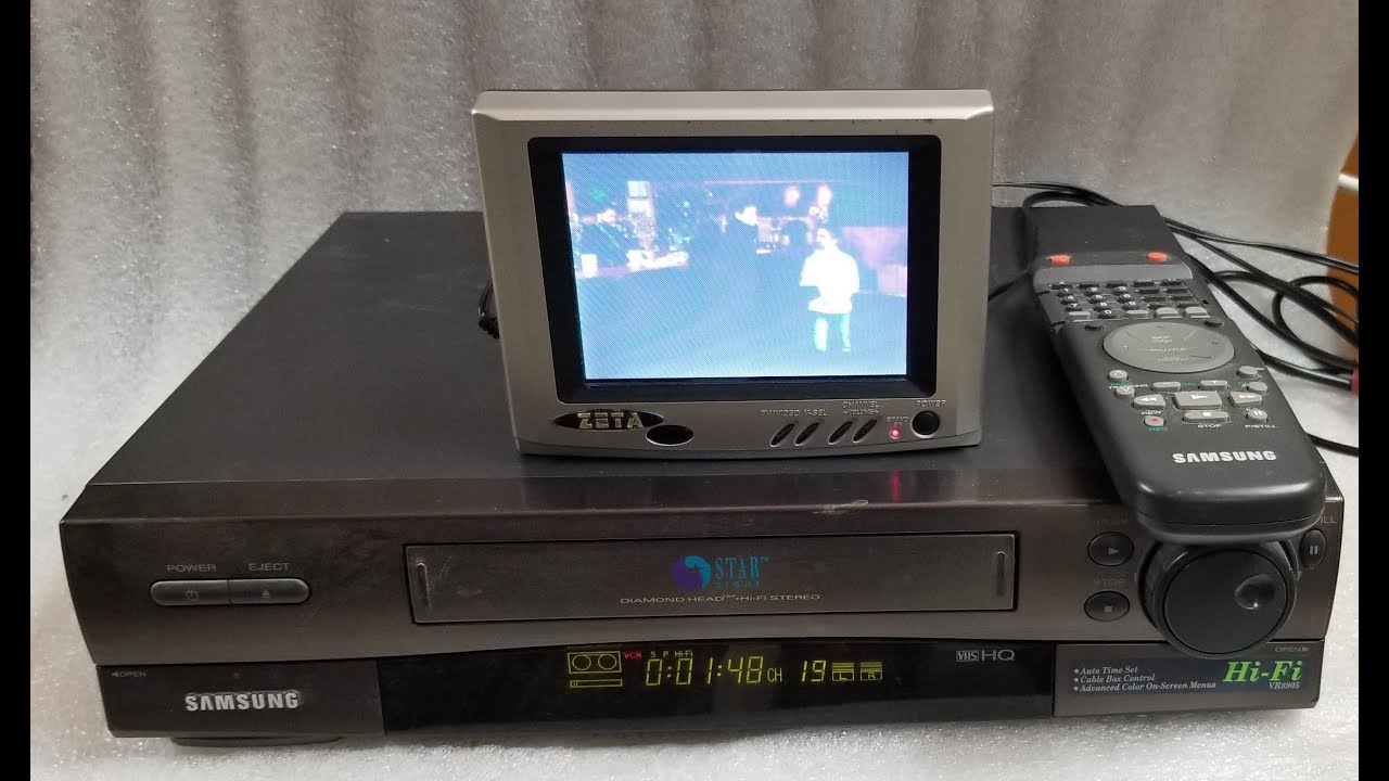 Samsung Diamond Head VHS VCR Player VR8905 - YouTube