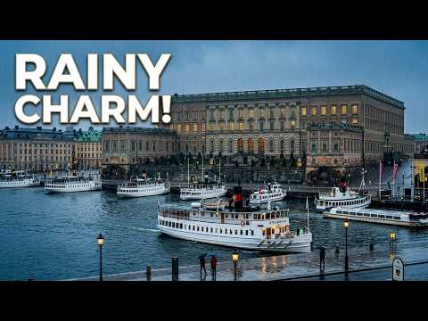 Stockholm's Most Beautiful in Bad Weather | Royal Palace 4K Walk
