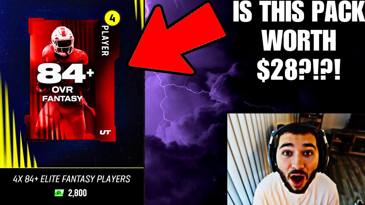 IS THE 4X 84+ FANTASY PACK WORTH $28?? MYSTERY PACKS, PRO PLAYMAKERS ...