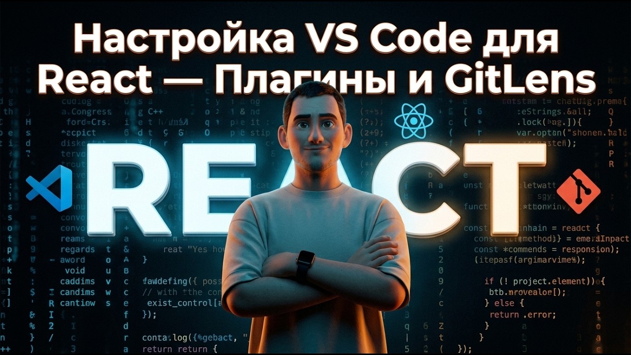 Настройка VS Code для React — Плагины, GitLens, Snippets - YouTube