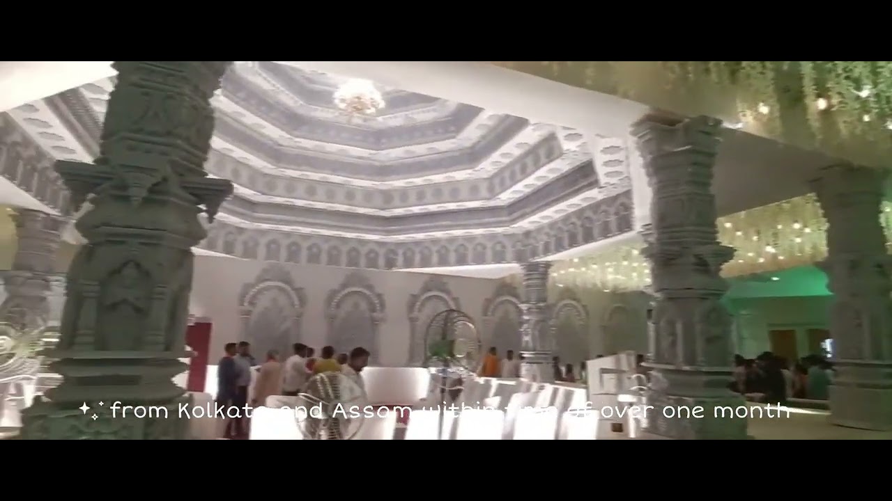 Tallest Durga Puja Pandal || 2023 LUCKNOW || Replica of PREM MANDIR ...