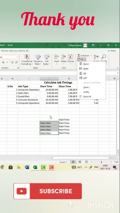 How to Create Serial Number in ms excel | Automatic Insert serial number in excel | Advance ...