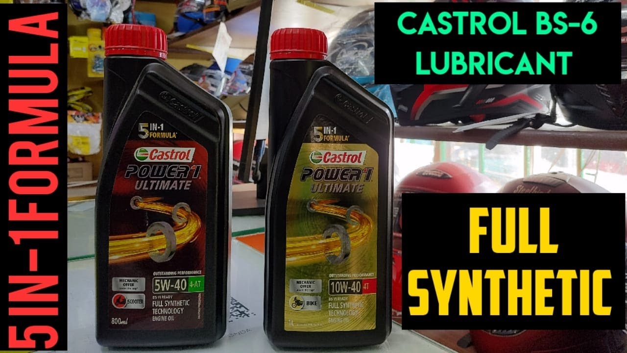 CASTROL|| BS-6 LUBRICANT BIKE & SCOOTER/FULL SYNTHETIC(5 IN 1 FORMULA ...
